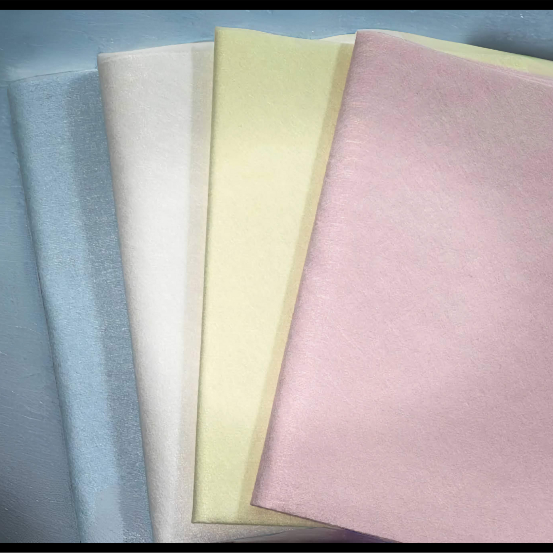 4er Set Zaubertücher – Chemiefrei & Streifenfrei Reinigen in Blau, Weiß ...